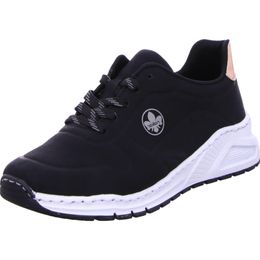 Rieker Sneaker Damen Gr&ouml;&szlig;e 39 grau / lachs / schwarz Sommerschuhe