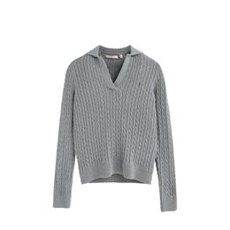 Polo Club Pullover Damen Gr&ouml;&szlig;e M graumeliert