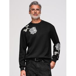 Ombre Sweatshirt male size M Black / White