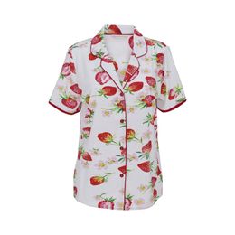 Cyberjammies Schlafshirt 'Pippa' Damen Gr&ouml;&szlig;e L gr&uuml;n / rot / wei&szlig;