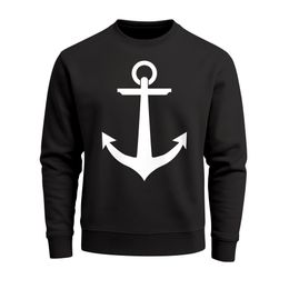 Neverless Sweatshirt 'Anker' Herren Gr&ouml;&szlig;e L schwarz