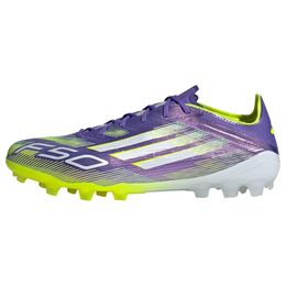adidas Performance Fu&szlig;ballschuh 'F50 Elite' Damen Gr&ouml;&szlig;e 46 limette / dunkellila / wei&szlig;