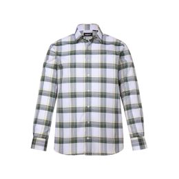 Men Plus Hemd Herren Gr&ouml;&szlig;e 4XL gr&uuml;n / dunkelgr&uuml;n / wei&szlig;