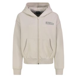 Sublevel Sweatjacke Damen Gr&ouml;&szlig;e S creme / graphit
