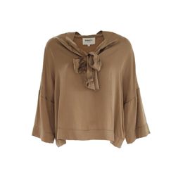 Honn&ecirc;te Atelier Bluse 'Chantelle' Damen Gr&ouml;&szlig;e S braun