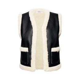 Studio Untold Weste Damen Gr&ouml;&szlig;e L/XL ecru / schwarz