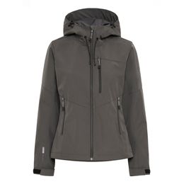 North Bend Softshelljacke ' NBRosa W 8.000 mit wasserdichter Beschichtung ' Damen Gr&ouml;&szlig;e S grau