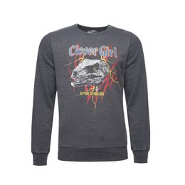 Recovered Sweatshirt 'Jurassic Park T-Rex Rock' Herren Gr&ouml;&szlig;e L grau