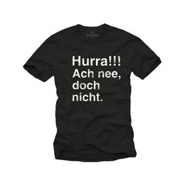 Makaya Shirt 'Hurra' Herren Gr&ouml;&szlig;e XXL schwarz