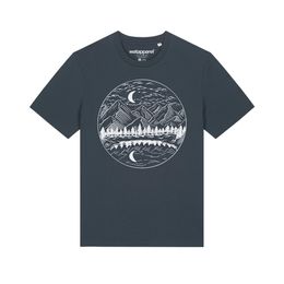 Watapparel T-Shirt Herren Gr&ouml;&szlig;e M anthrazit / wei&szlig;
