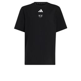 adidas Sportswear Funktionsshirt 'Marvel Spider-Man' Jungen Gr&ouml;&szlig;e 128 schwarz / wei&szlig;