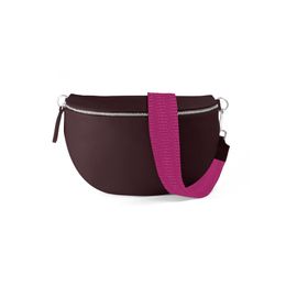 Lepelou G&uuml;rteltasche 'MILA large' Damen Gr&ouml;&szlig;e 30 cm x 19 cm x 9 cm burgunder