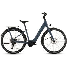 Cube Kathmandu Hybrid C:62 Pro 400X | Gr. 58 cm | Carbon E-Trekkingbike Blau