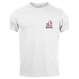 Neverless Shirt 'Good Vibes R&uuml;cken' Herren Gr&ouml;&szlig;e S wei&szlig;