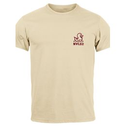 Neverless Shirt 'Good Vibes R&uuml;cken' Herren Gr&ouml;&szlig;e XXXL beige