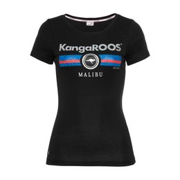 Kangaroos Shirt female size M Blue / Salmon / Black / Silver