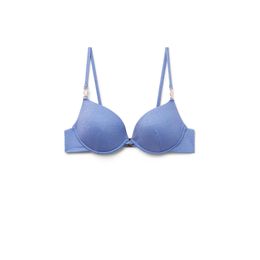 CALZEDONIA Bikinitop 'GOLDEN GLOW' Damen Gr&ouml;&szlig;e 70/80 blau