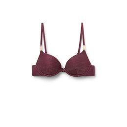 CALZEDONIA Bikinitop 'Golden Glow' Damen Gr&ouml;&szlig;e 65/70 gold / brombeer