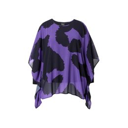 Ulla Popken Tunika Damen Gr&ouml;&szlig;e XXL/XXXL dunkellila / schwarz