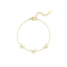 Cala Rose Armband 'CLASSIC BOW' Damen Gr&ouml;&szlig;e 16 / 19 cm gold