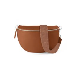 Lepelou G&uuml;rteltasche 'MILA large' Damen Gr&ouml;&szlig;e 30 cm x 19 cm x 9 cm cognac