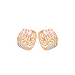 Gaya Ohrringe Damen Gr&ouml;&szlig;e One Size rosegold / rosa / wei&szlig;