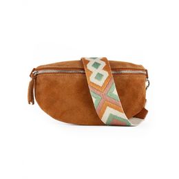 Lepelou G&uuml;rteltasche 'ONDA small' Damen Gr&ouml;&szlig;e 22 cm x 13 cm x 6 cm cognac