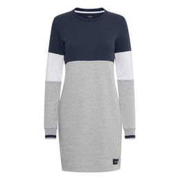 oxmo Dress 'Omila' female size 40 Dark blue / mottled grey / White