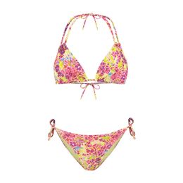 Shiwi Bikini 'Liz' Damen Gr&ouml;&szlig;e L hellblau / hellgelb / rosa