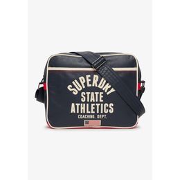 Superdry & Co Umh&auml;ngetasche 'Retro Alumni' Damen Gr&ouml;&szlig;e one size beige / marine