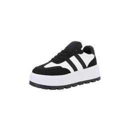 Ital-Design Sneaker Damen Gr&ouml;&szlig;e 38 schwarz / wei&szlig; Sommerschuhe