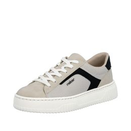 Rieker Sneaker Damen Gr&ouml;&szlig;e 36 ecru / schwarz Sommerschuhe