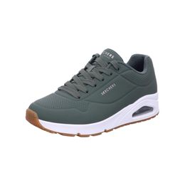 Skechers Sneakers 'Schn&uuml;rschuh Herren 52458 OLV Kunststoff (Synthetik) in gr&uuml;n' male size 42 Green
