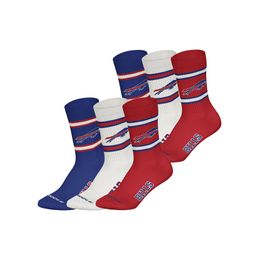 NFL Socken 'Buffalo Bills' Herren Gr&ouml;&szlig;e 43/46 navy / rot / wei&szlig;
