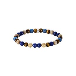 Thomas Sabo Armband Herren Gr&ouml;&szlig;e 21 beige / blau / braun / silber