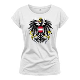 Makaya Shirt 'AT-Adler' Damen Gr&ouml;&szlig;e XXXL wei&szlig;