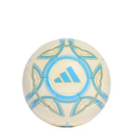 Adidas Performance Ball 'Messi' Herren Gr&ouml;&szlig;e 1 elfenbein / neonblau / gold