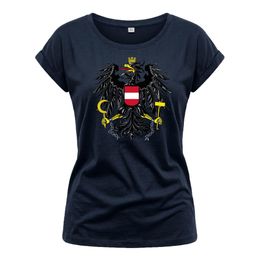 Makaya Shirt 'AT-Adler' Damen Gr&ouml;&szlig;e XL blau