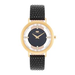 Rhodenwald & S&ouml;hne Rhodenwald & S&ouml;hne Uhr Damen Gr&ouml;&szlig;e One Size gold / schwarz / transparent