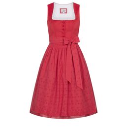 Trachtenhof N&uuml;bler Dirndl 'Midi Dirndl Babette' Damen Gr&ouml;&szlig;e 38 rot