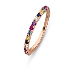 Fiocco Jewelry Ring 'Rainbow' Damen Gr&ouml;&szlig;e 60 rosegold