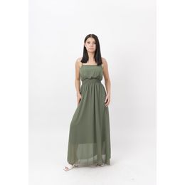 Elara Kleid Damen Gr&ouml;&szlig;e 42 khaki Sommerkleid