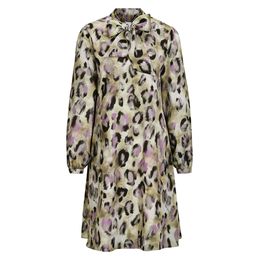 Madeleine Mode Madeleine Kleid Damen Gr&ouml;&szlig;e 42 pastellgelb / mauve / pink / schwarz Sommerkleid