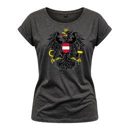 Makaya Shirt 'AT-Adler' Damen Gr&ouml;&szlig;e XXXL grau