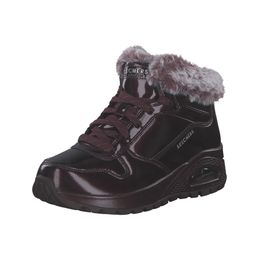 Skechers Lace-Up Ankle Boots female size 37 Dark brown / Greige