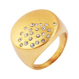 Akzent Ring 'Sohan, goldfarbig, langlebig' Damen Gr&ouml;&szlig;e 62 gold