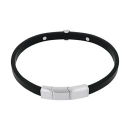 Amor Armband Herren Gr&ouml;&szlig;e One Size schwarz / silber
