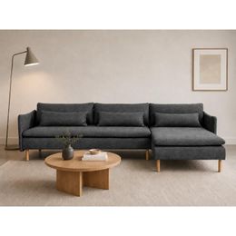 OTTO home Ecksofa &raquo;Syllas, Polsterecke, Sofa, hochwertige Verarbeitung&laquo; L-Form, mit Taschenfederkern, B: 298 cm, FSC grau 94% Polyester, 6%Nylon B/H/T