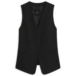 BOSS Orange Damen BOSS Orange Anzugweste &raquo;Javesta Premium Damenmode&laquo; in elastischer Cr&ecirc;pe-Qualit&auml;t, Slim Fit schwarz 44
