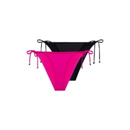 Dorina Damen Bikini-Hose &raquo;Amnesia&laquo; mit Bindeb&auml;ndern an der Seite pink XL, N-Gr